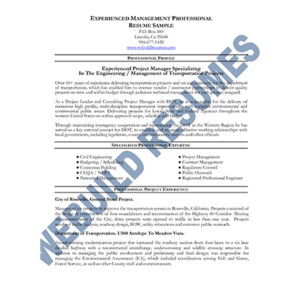 Deluxe Middle Management Professional Resume Writing Package | Webuild ...